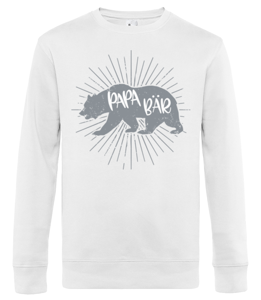 Papa Bär Grau · Männer Standard Pullover | Shirtinator