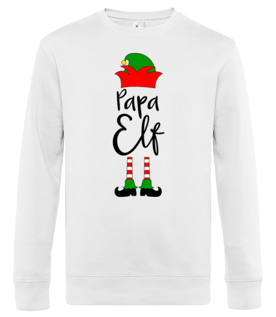 Papa Elf Figur · Männer Standard Pullover | Shirtinator