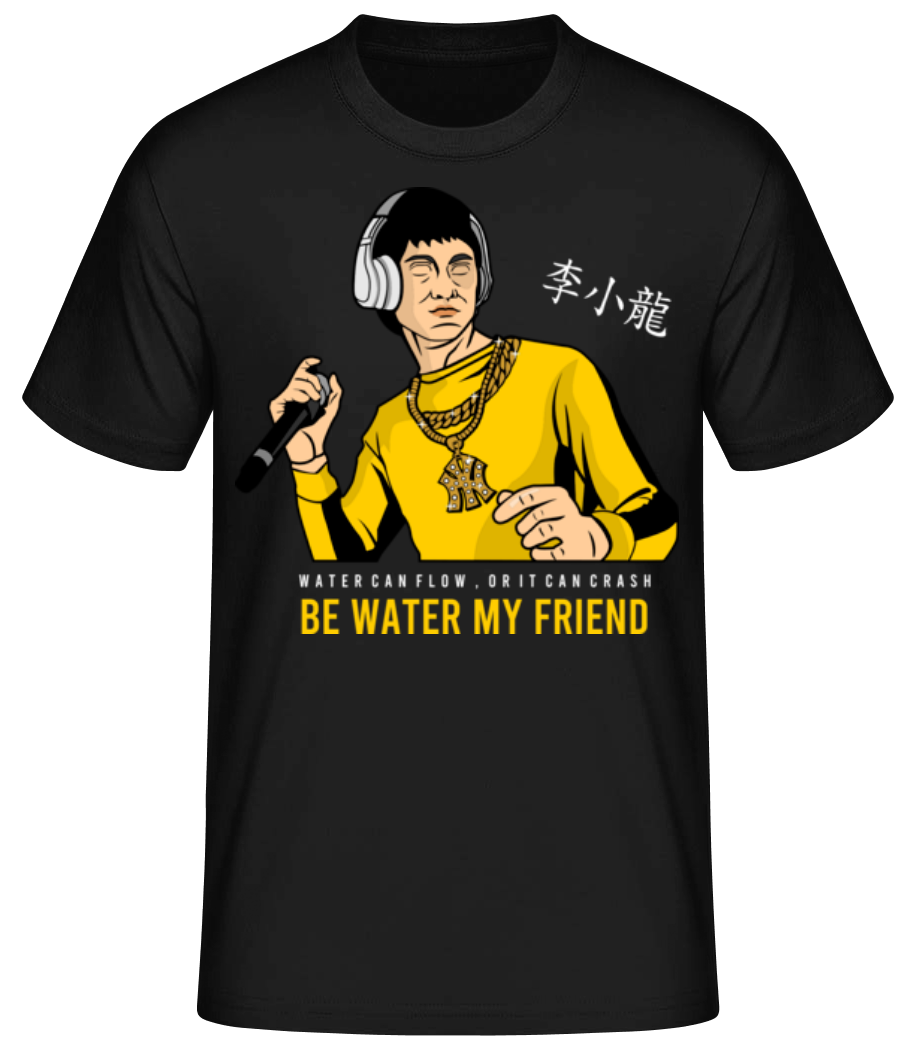 Bruce Lee Rapper · Männer Basic T-Shirt | Shirtinator