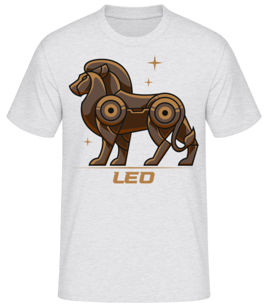 Mecha Robotic Zodiac Sign Leo · Männer Basic T-Shirt | Shirtinator
